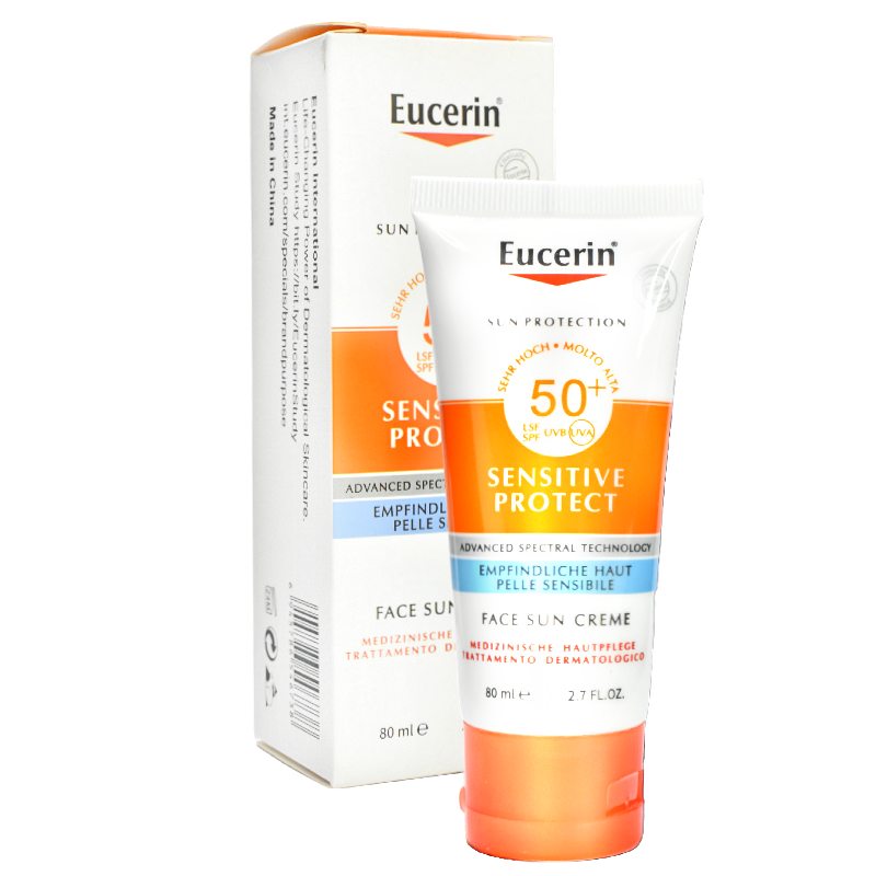 Protector Solar Eucerin Con Piel Sensible 50Spf 80Ml – Mode GT