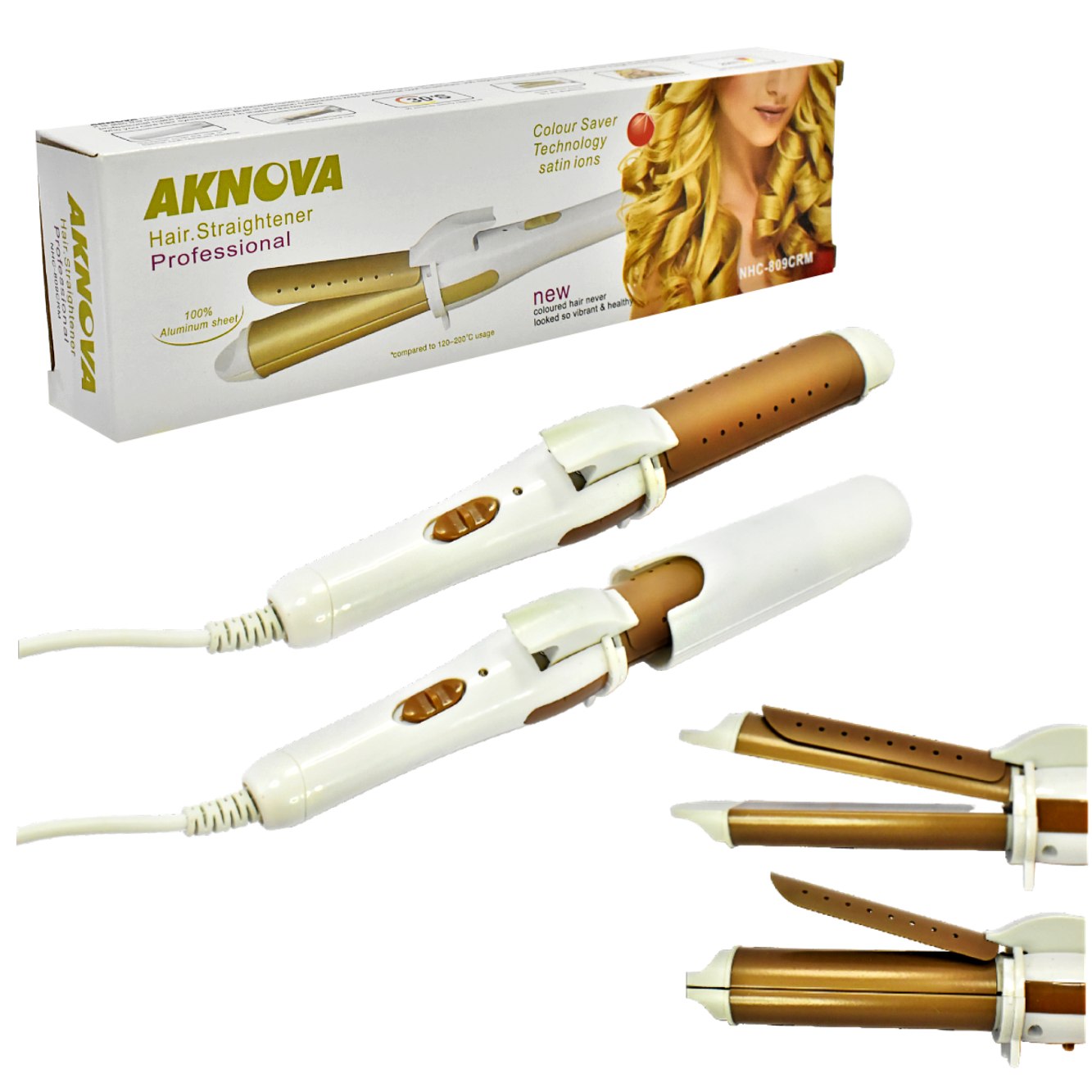 Plancha y rizadora de cabello Aknova – Mode GT