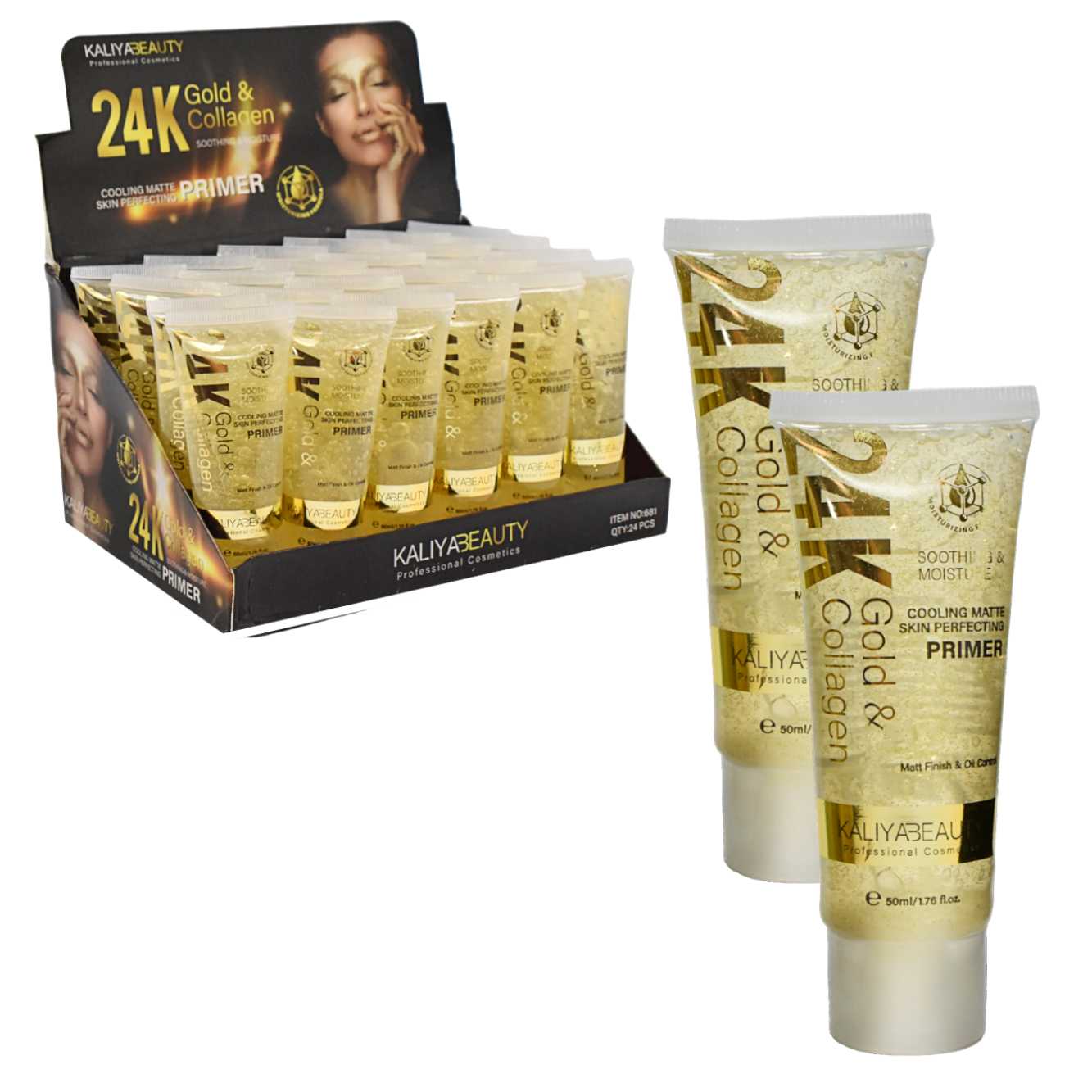 Primer 24k Gold y Collagen Kaliya Beauty – Mode GT