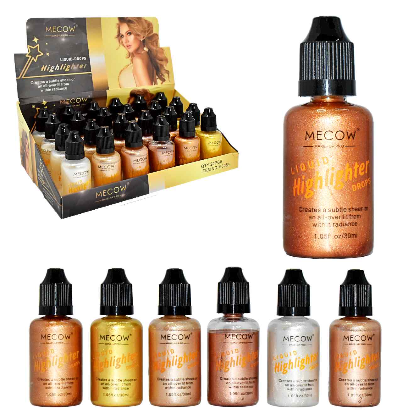 Iluminador Corporal Líquido Mecow 30 ml – Mode GT